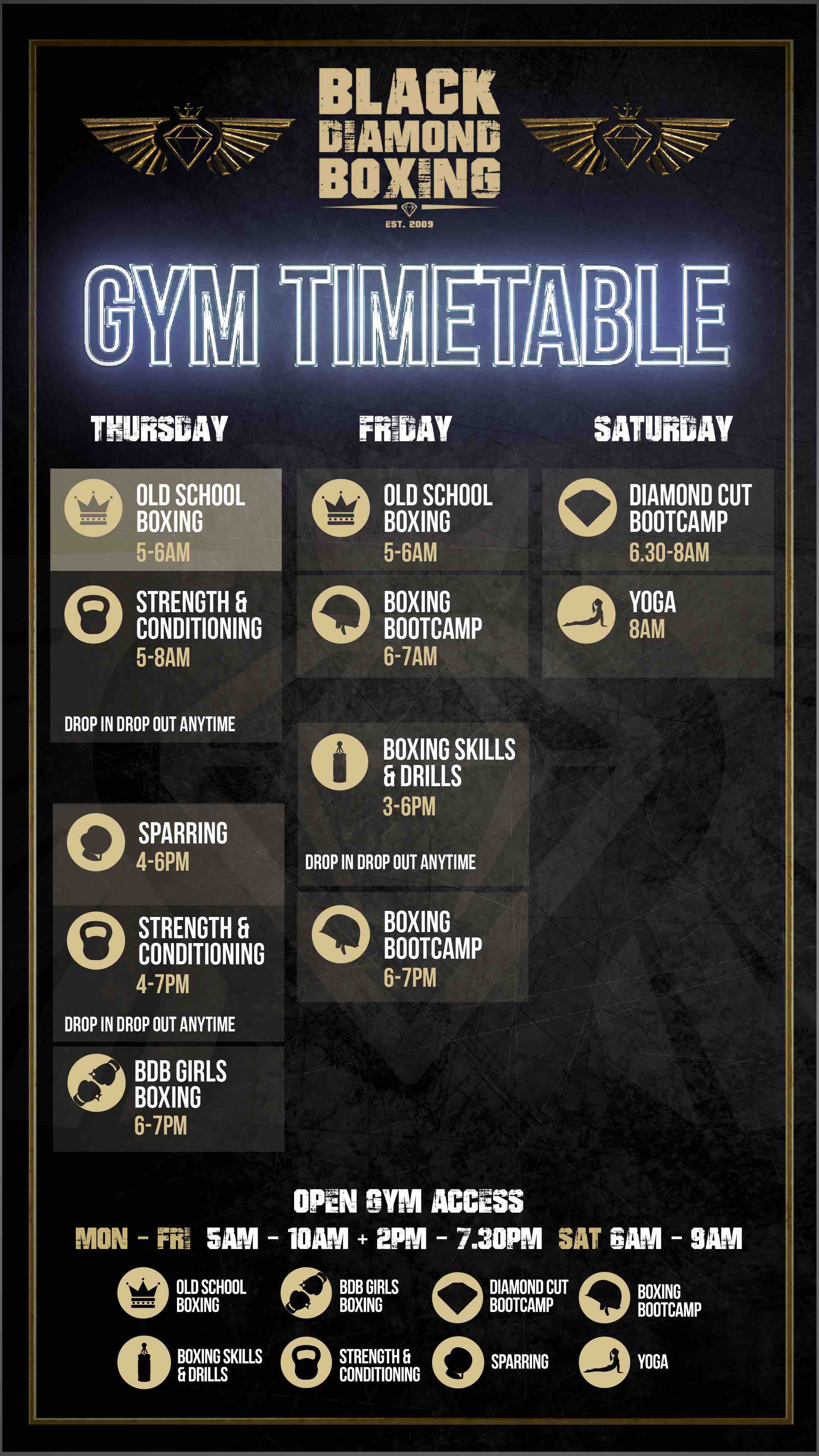 Classes - Black Diamond Boxing